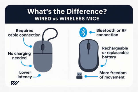 Wired vs Wireless Mice: Which is Better? | Remtek Workplace