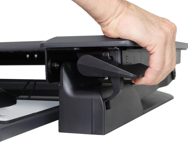 Ergotron WorkFit-TL, Sit-Stand Desktop Workstation (black with grey ...